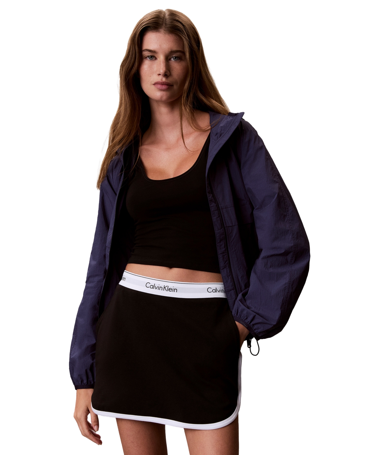 Click here for Calvin Klein Performance Womens Pull-On Skort - Bl... prices