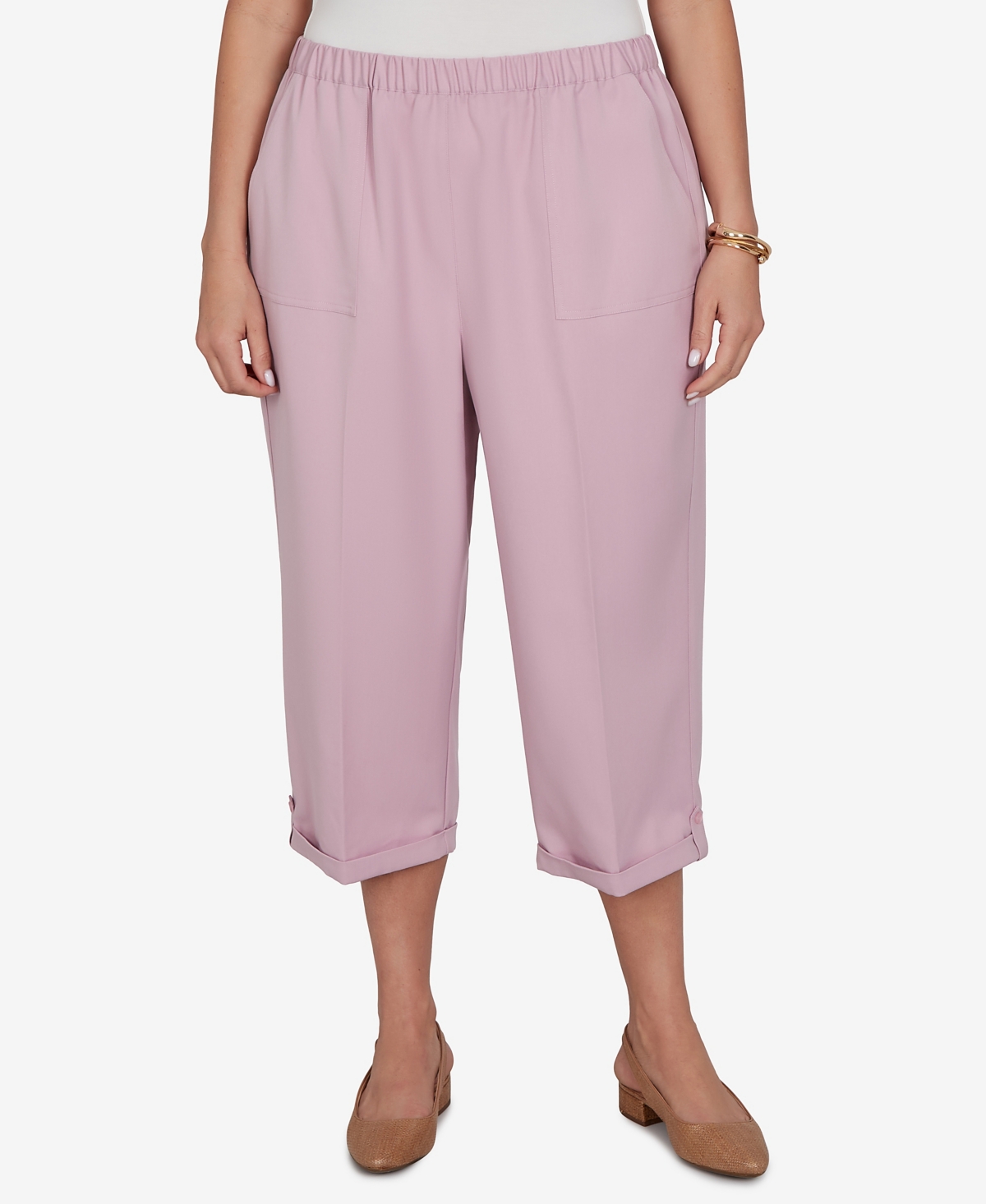 Click here for Alfred Dunner Plus Size Vintage Charm Front Pocket... prices