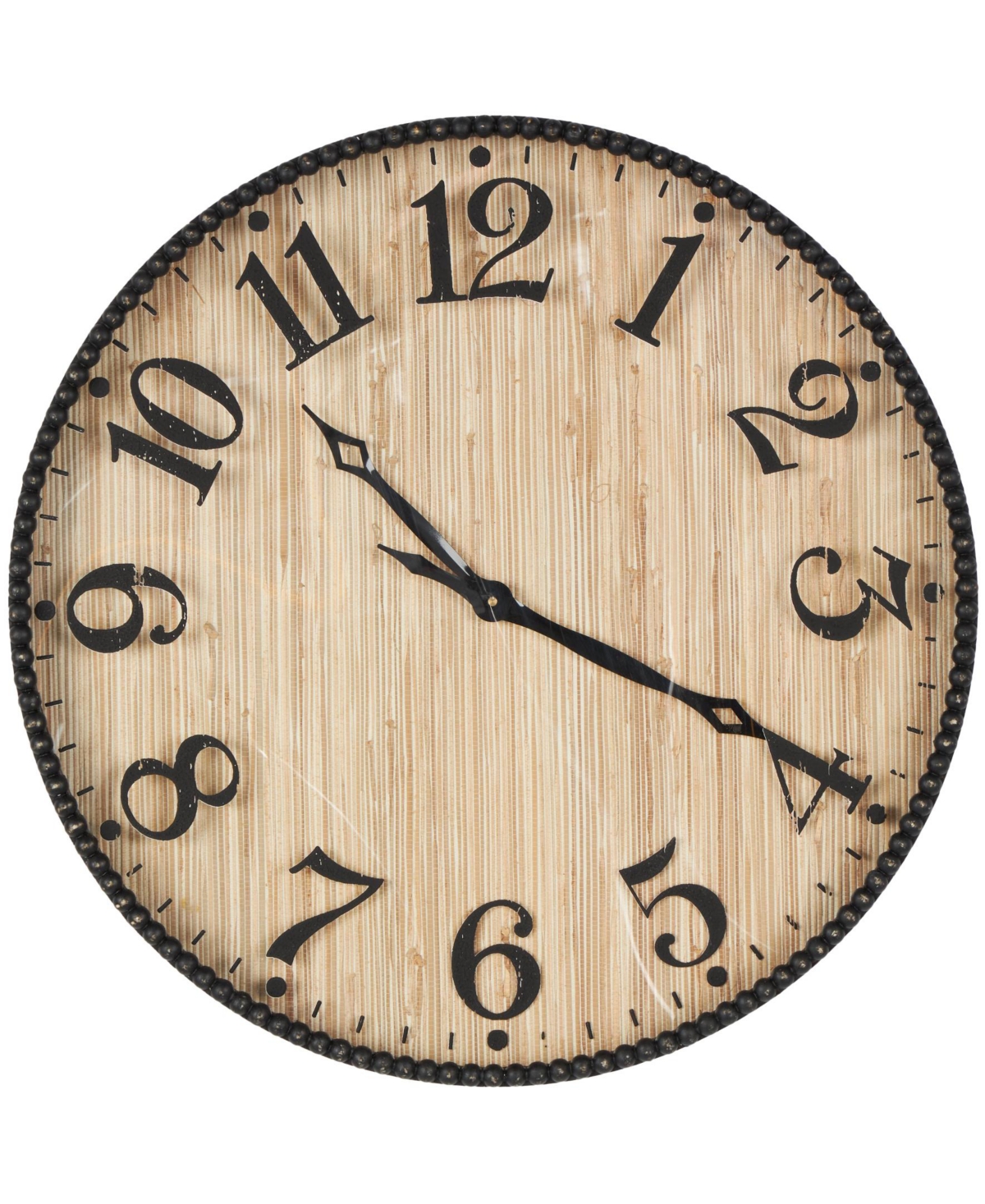 Click here for Rosemary Lane 24 Distressed Wood Wall Clock - Ligh... prices