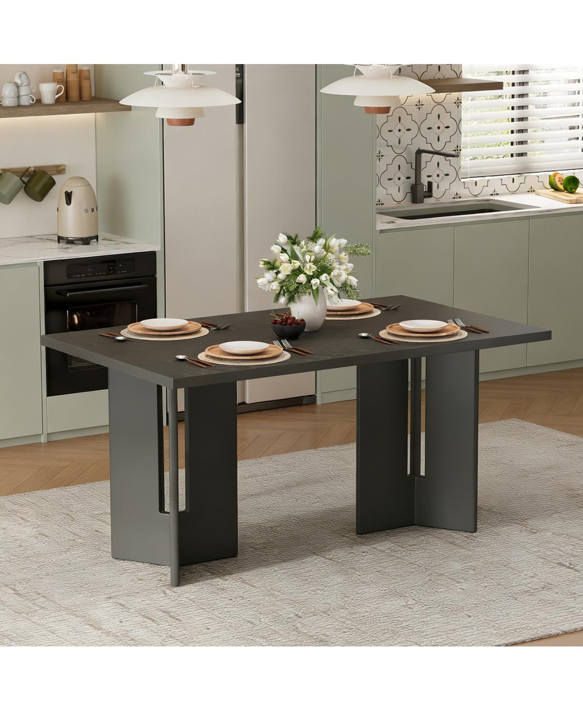 Click here for Streamdale Furniture Farmhouse Wood Dining Table... prices