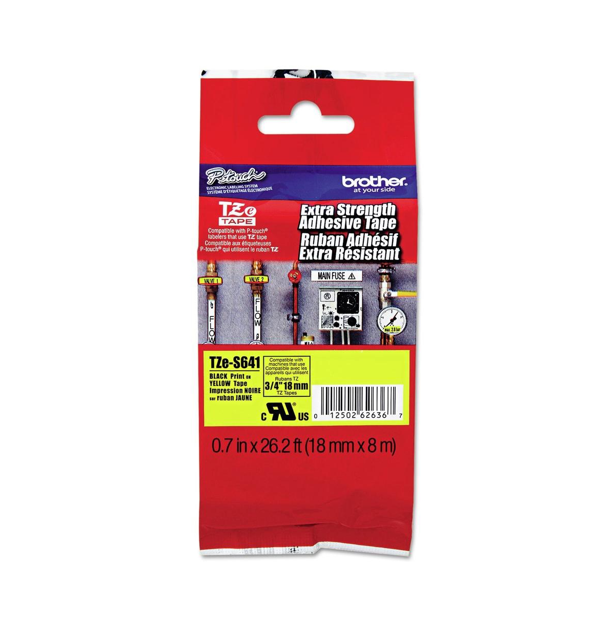 Click here for Brother P-Touch TZES641 0.7 in. x 26.2 ft. TZe Sta... prices