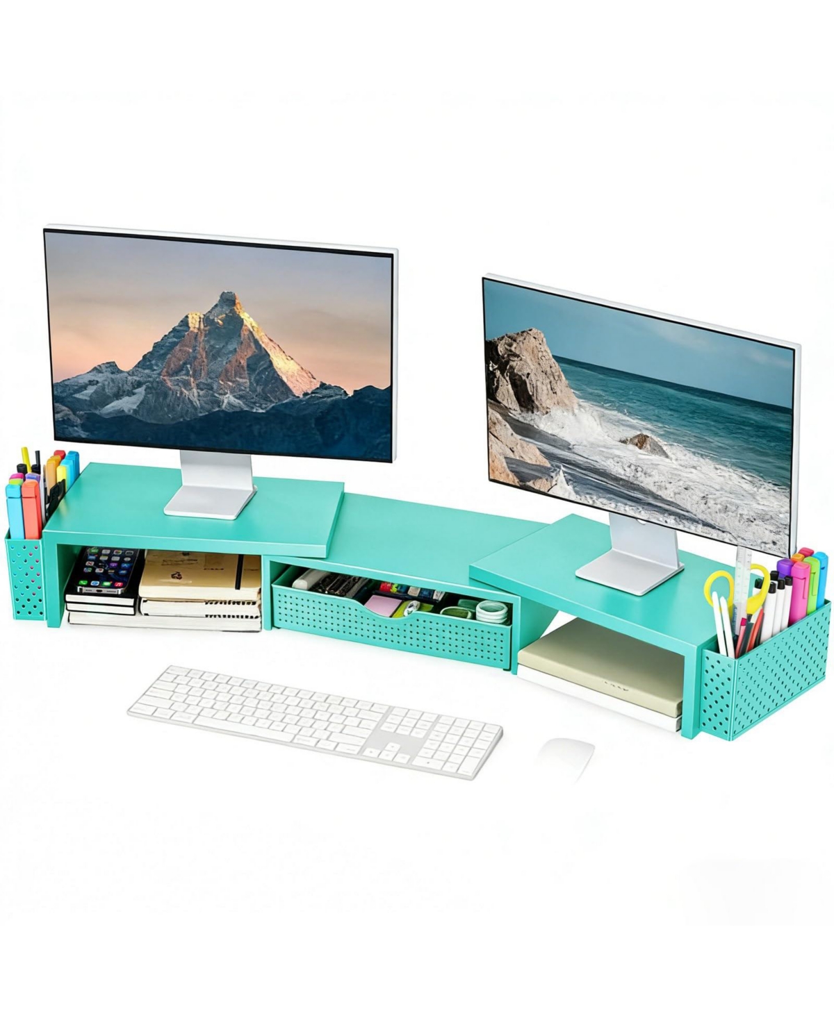 Click here for Gnuadz Metal Monitor Stand Riser Drawer Pen Holder... prices