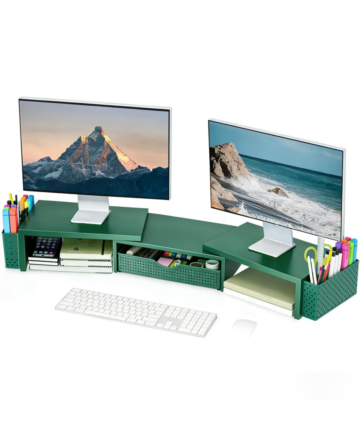Click here for Gnuadz Metal Monitor Stand Riser Drawer Pen Holder... prices