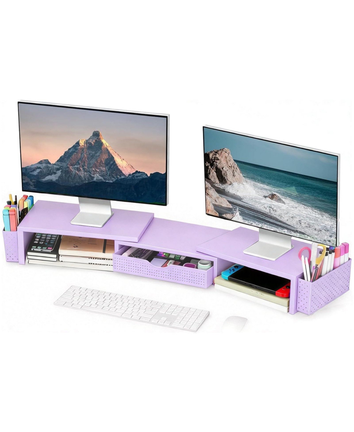 Click here for Gnuadz Metal Monitor Stand Riser Drawer Pen Holder... prices