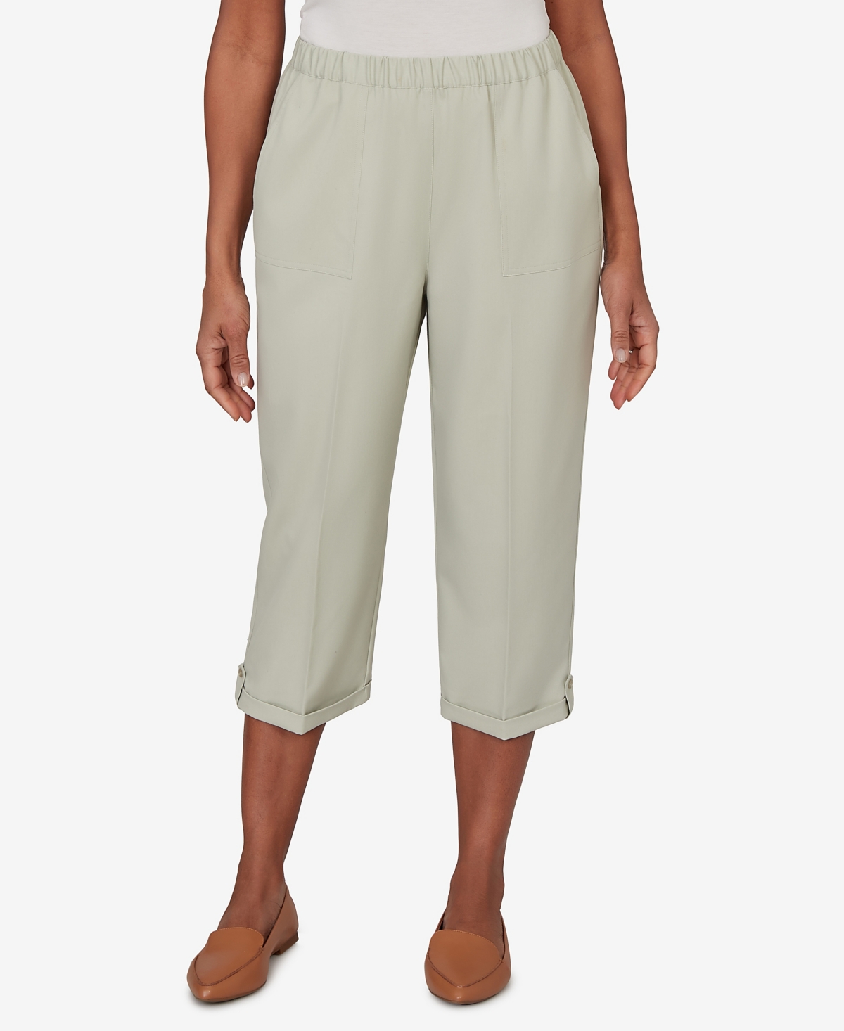 Click here for Alfred Dunner Womens Vintage Charm Relaxed Elastic... prices