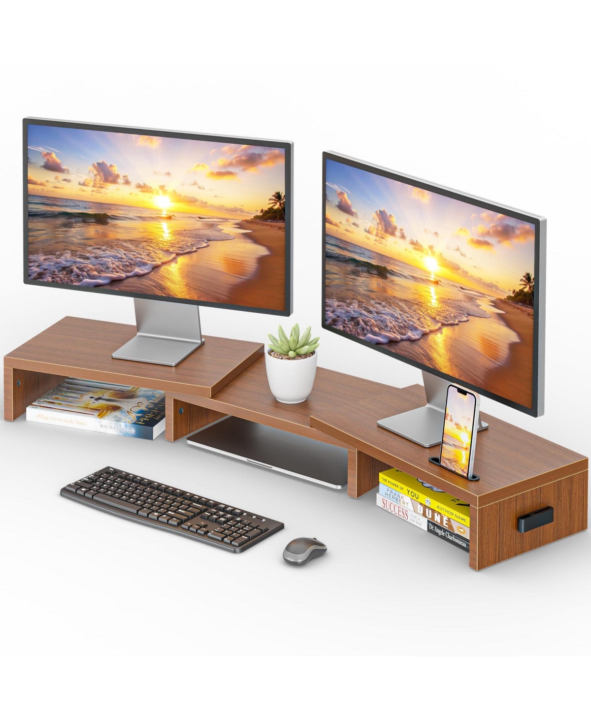Click here for Gnuadz Monitor Stand Riser Smartphone Holder Adjus... prices