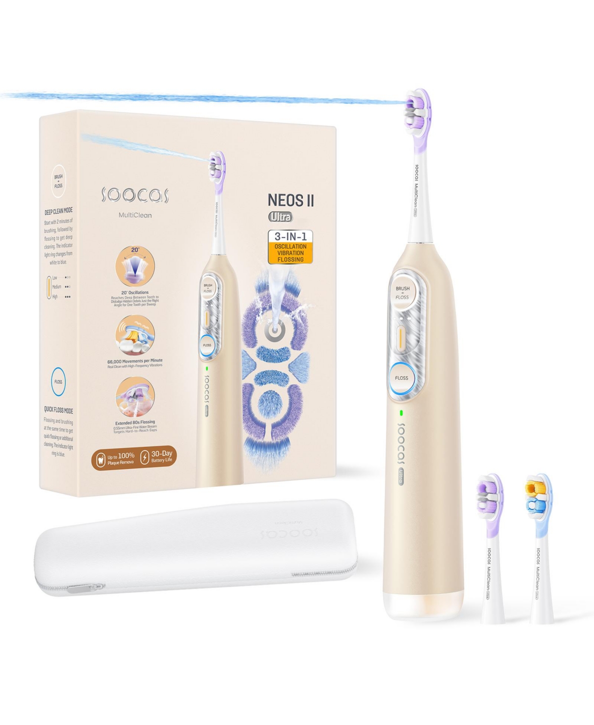 Click here for Soocas Neos Ii Ultra - Electric Toothbrush with Wa... prices