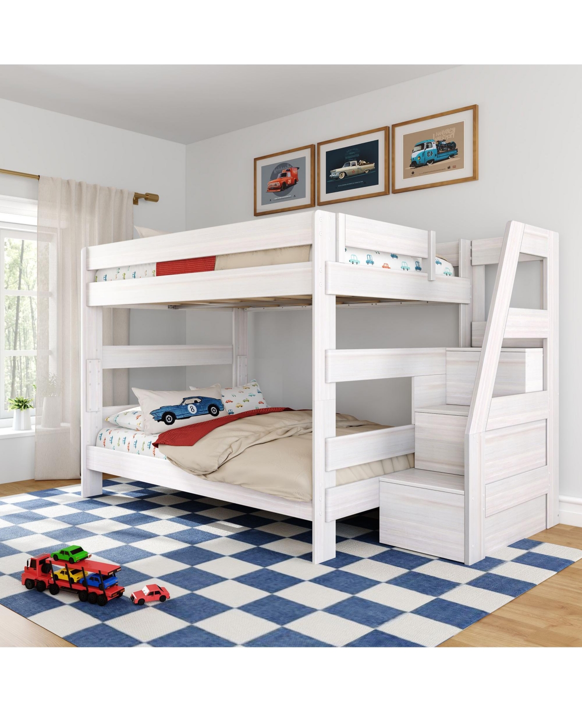 Click here for Max and Lily Modern Farmhouse Queen Over Queen Bun... prices