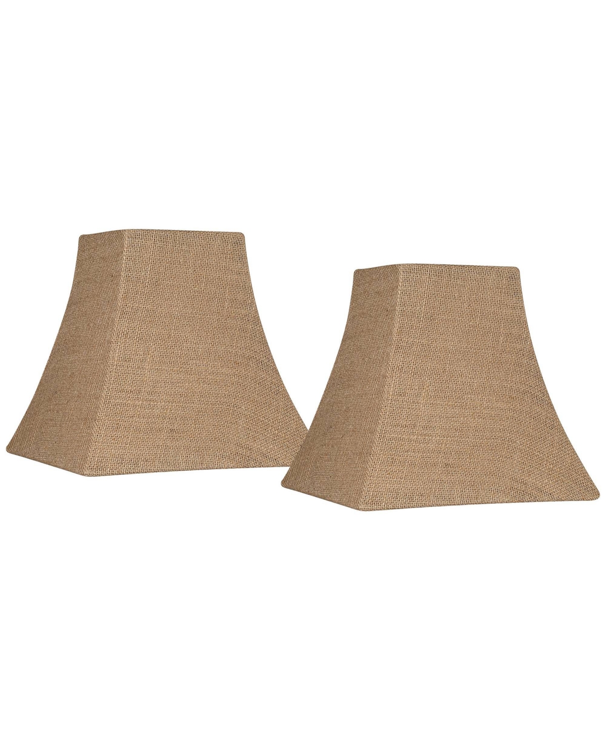 Click here for Springcrest Set of 2 Square Lamp Shades Burlap Sma... prices