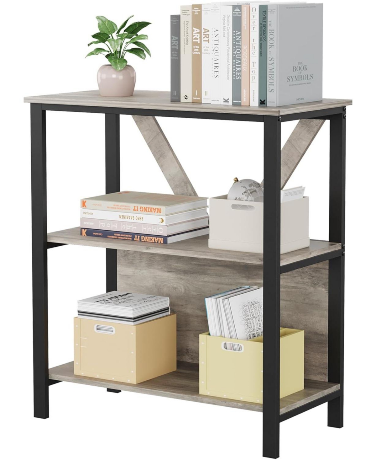 Click here for gaomon 3-Tier Bookshelf with Adjustable Led Lights... prices