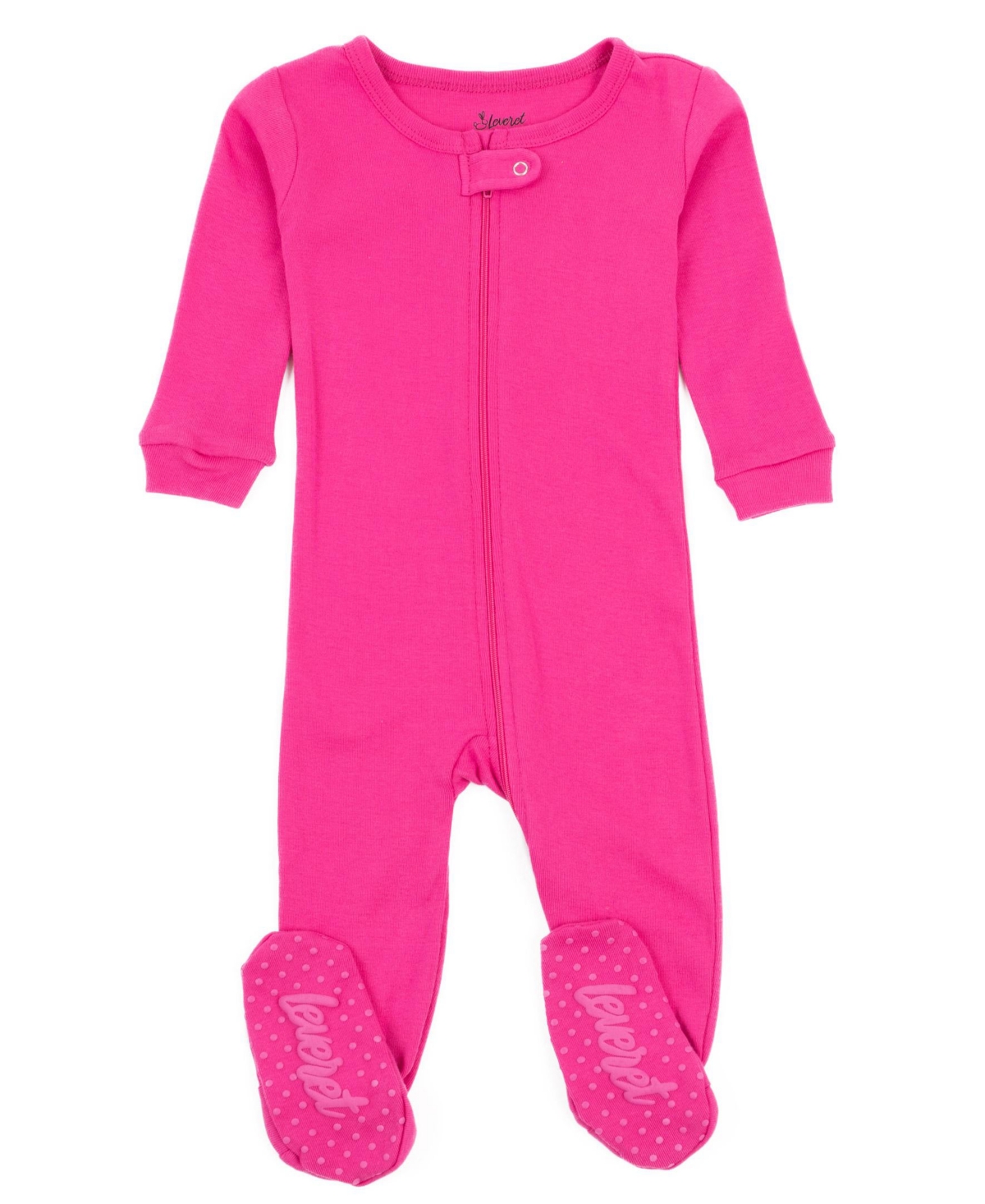 Click here for Leveret Baby Unisex Solid Color Cotton Footed One-... prices