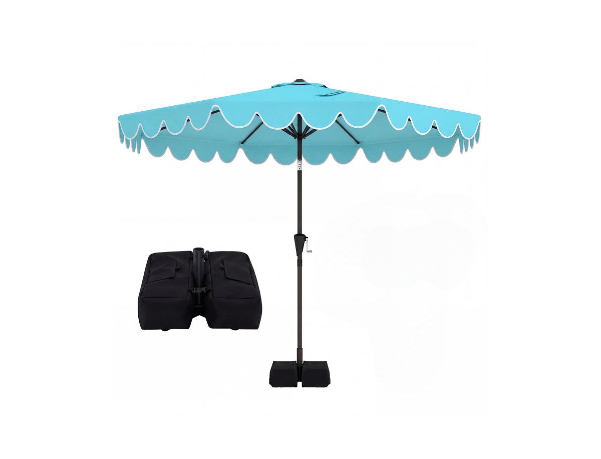 Click here for Slickblue Outdoor Umbrella with Stable Weighted Ba... prices