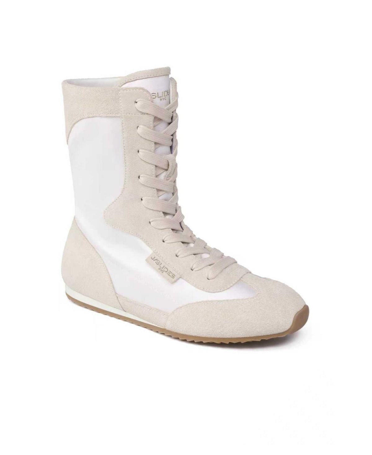 Click here for JSlides Womens Phoenix High Top Sneaker - White prices