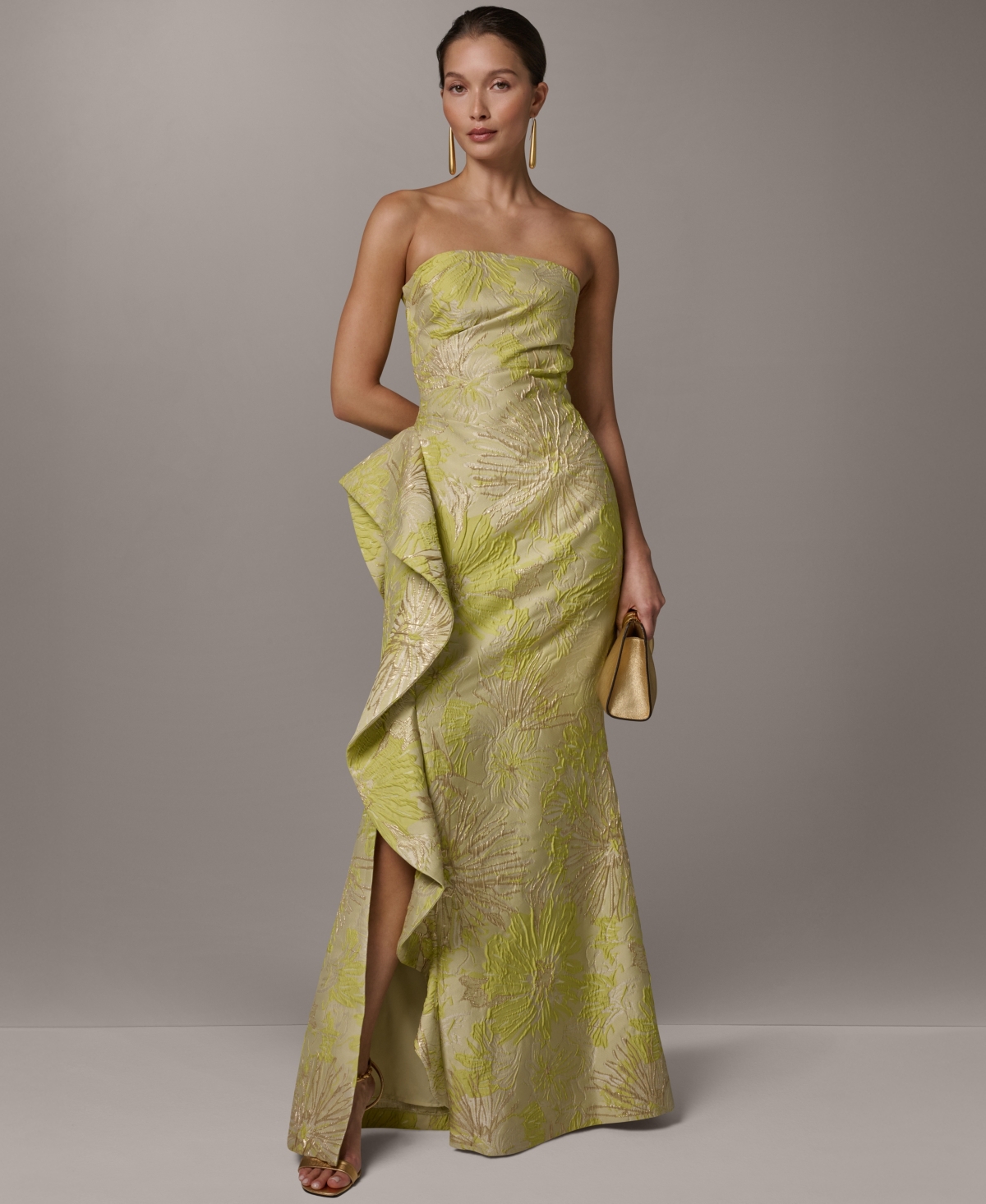 Click here for Donna Karan New York Womens Ruffle Maxi Sleeveless... prices