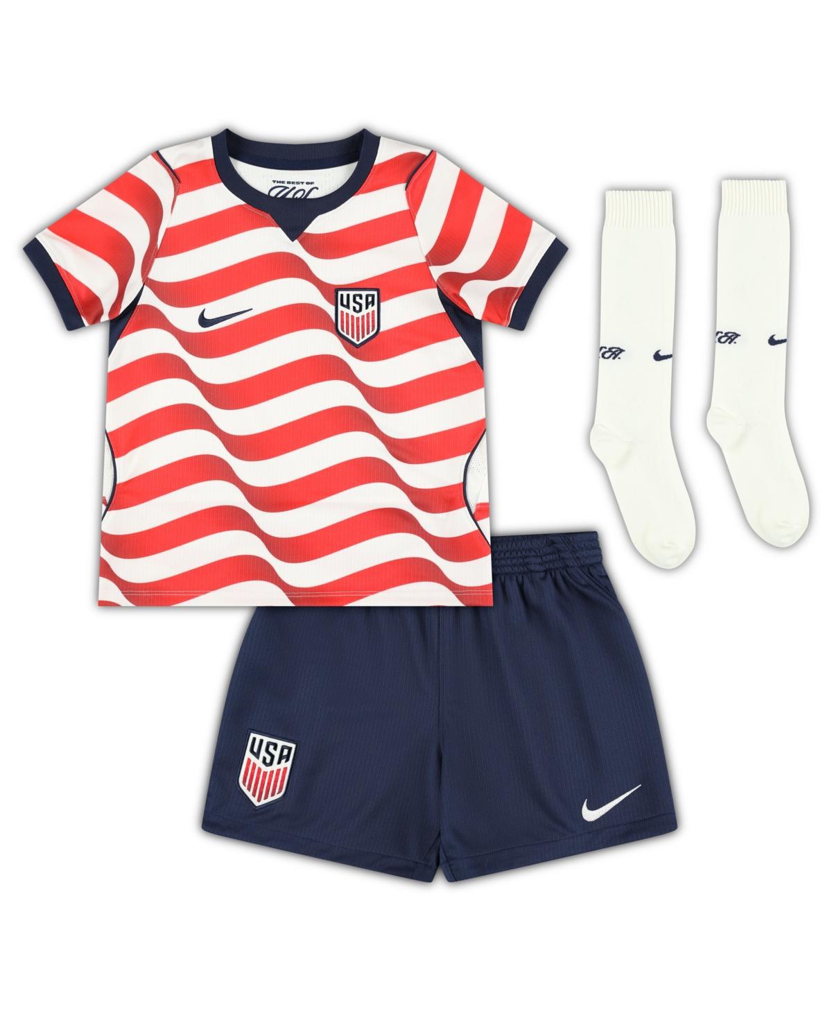 Click here for Nike Preschool Red/White Usmnt 2026 Home Stadium R... prices
