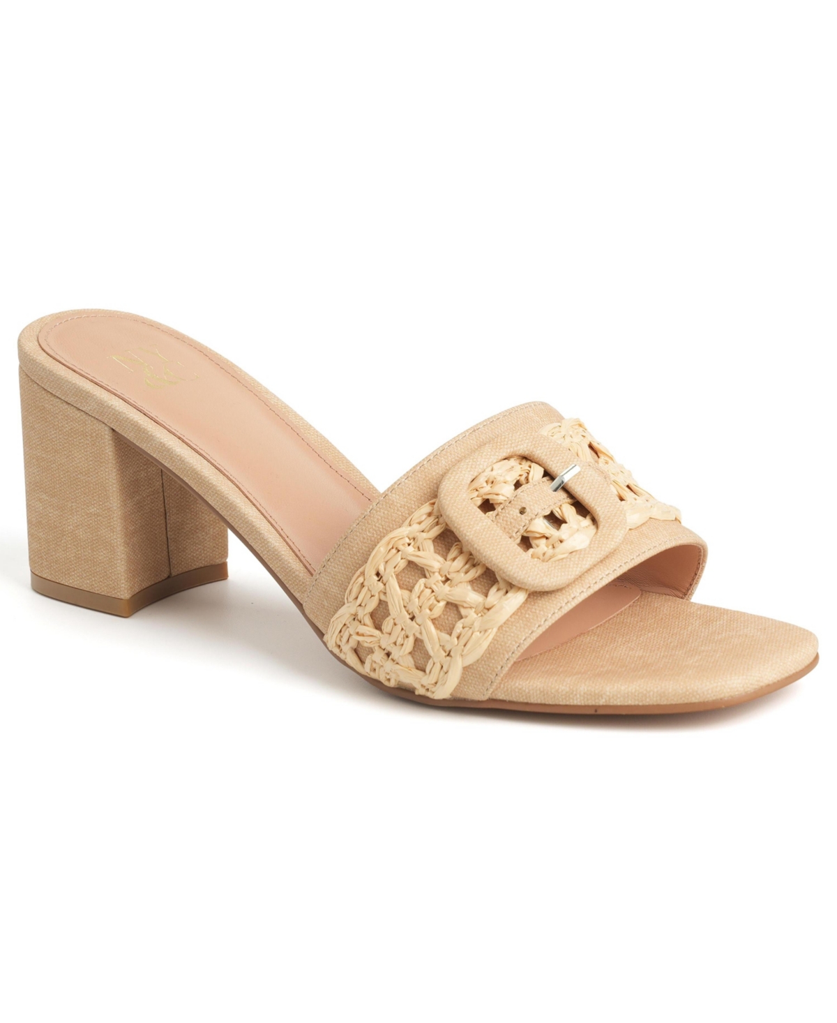 Click here for New York & Company Womens Lana Slides Sandals - Na... prices