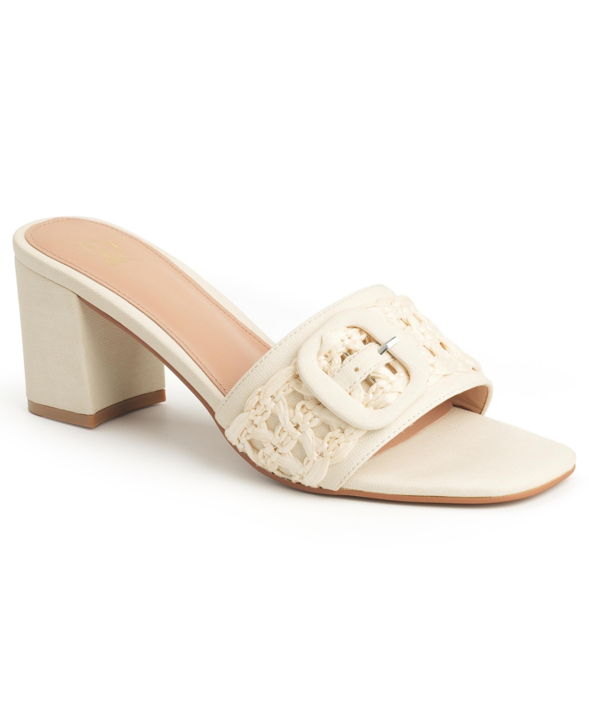 Click here for New York & Company Womens Lana Slides Sandals - Iv... prices
