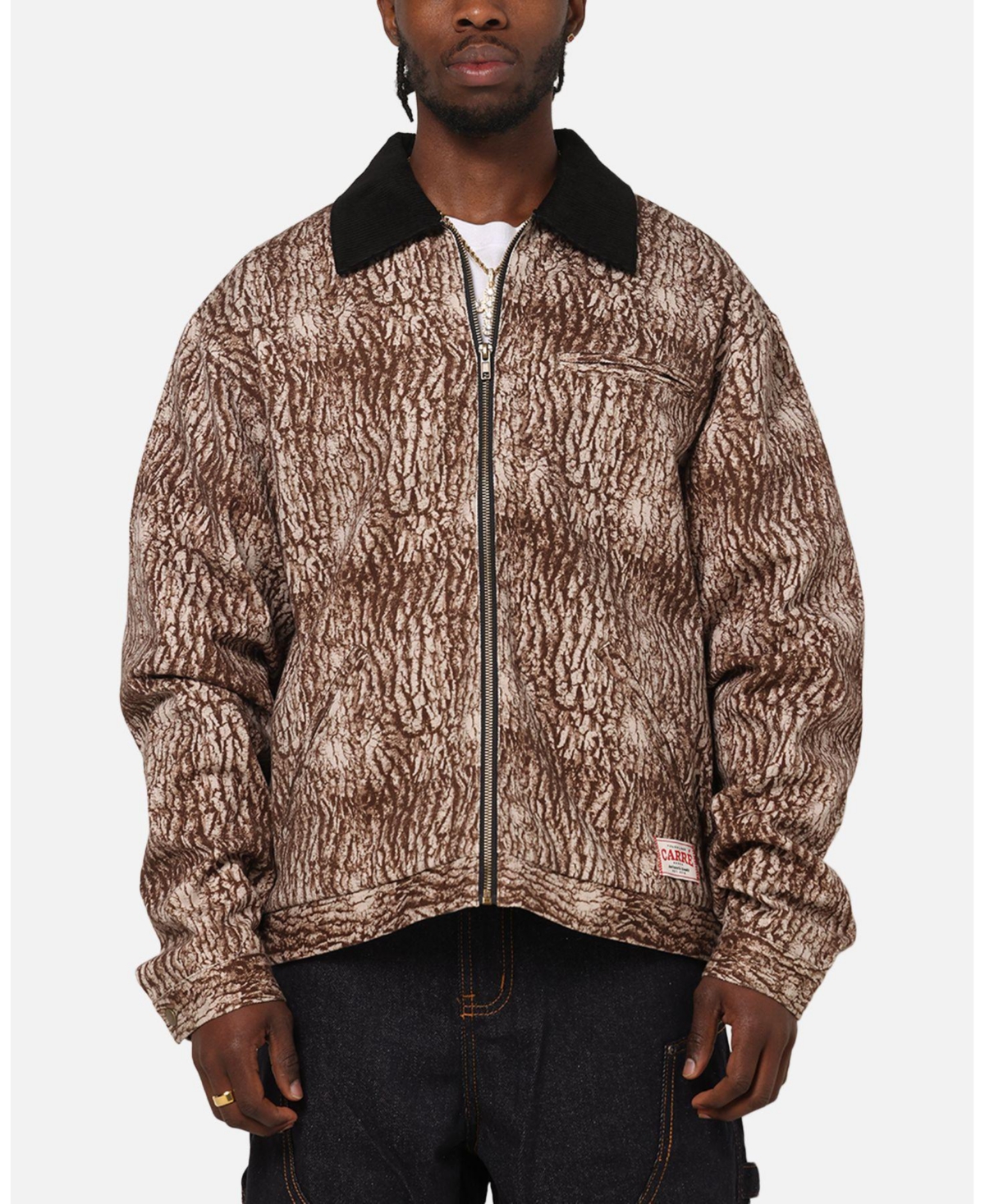 Click here for Carre Mens Canvas Jacket - Brown prices