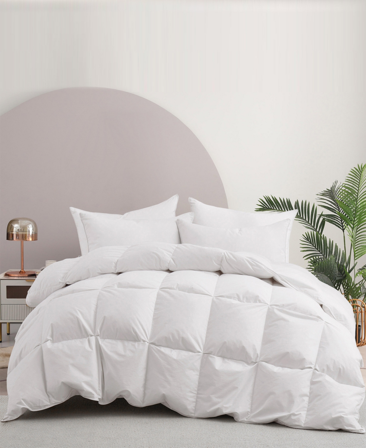 Click here for Unikome Luxury Cotton Blend Down Comforter  King -... prices