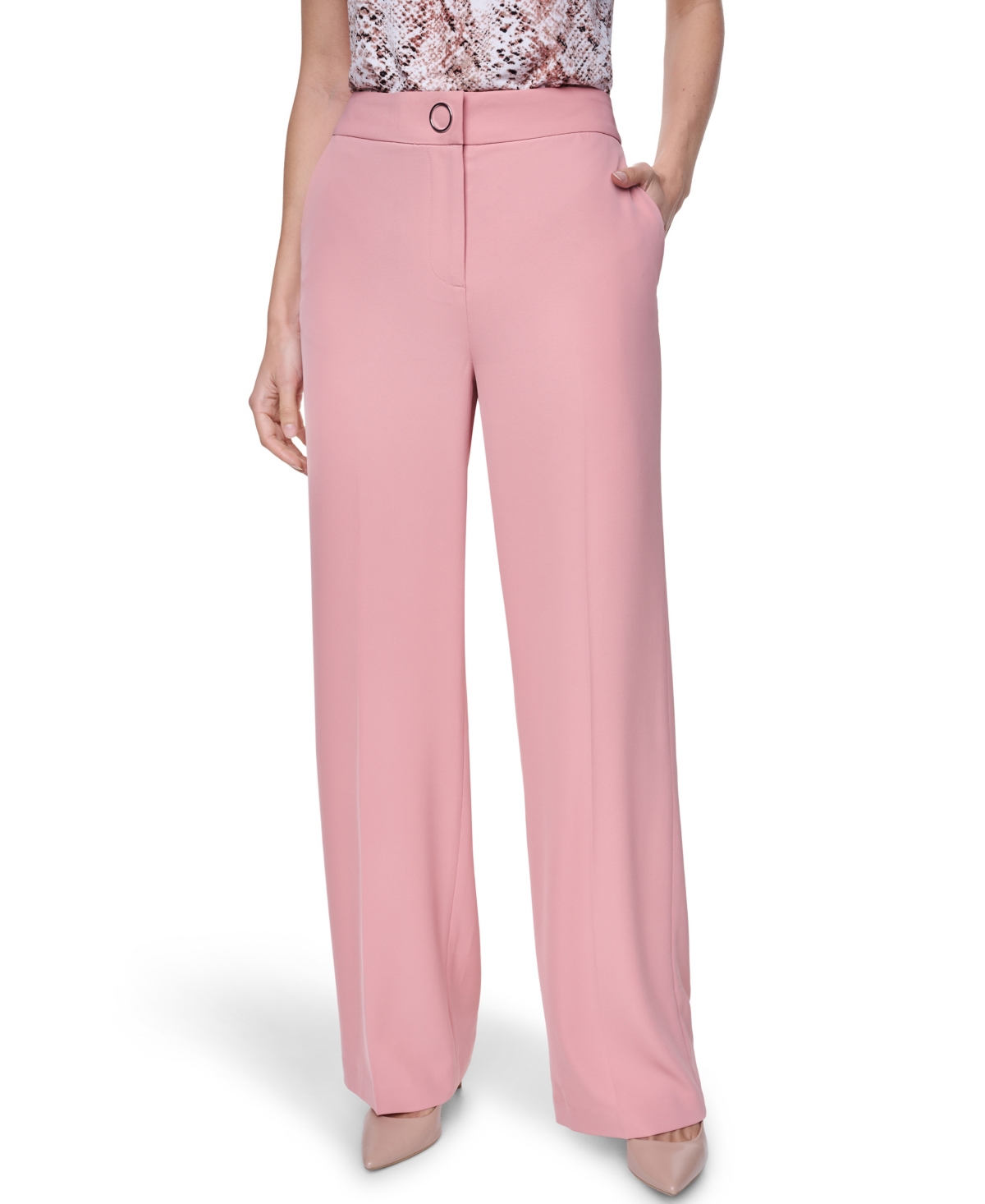 Click here for Calvin Klein Womens Mid Rise Full Length Relaxed P... prices