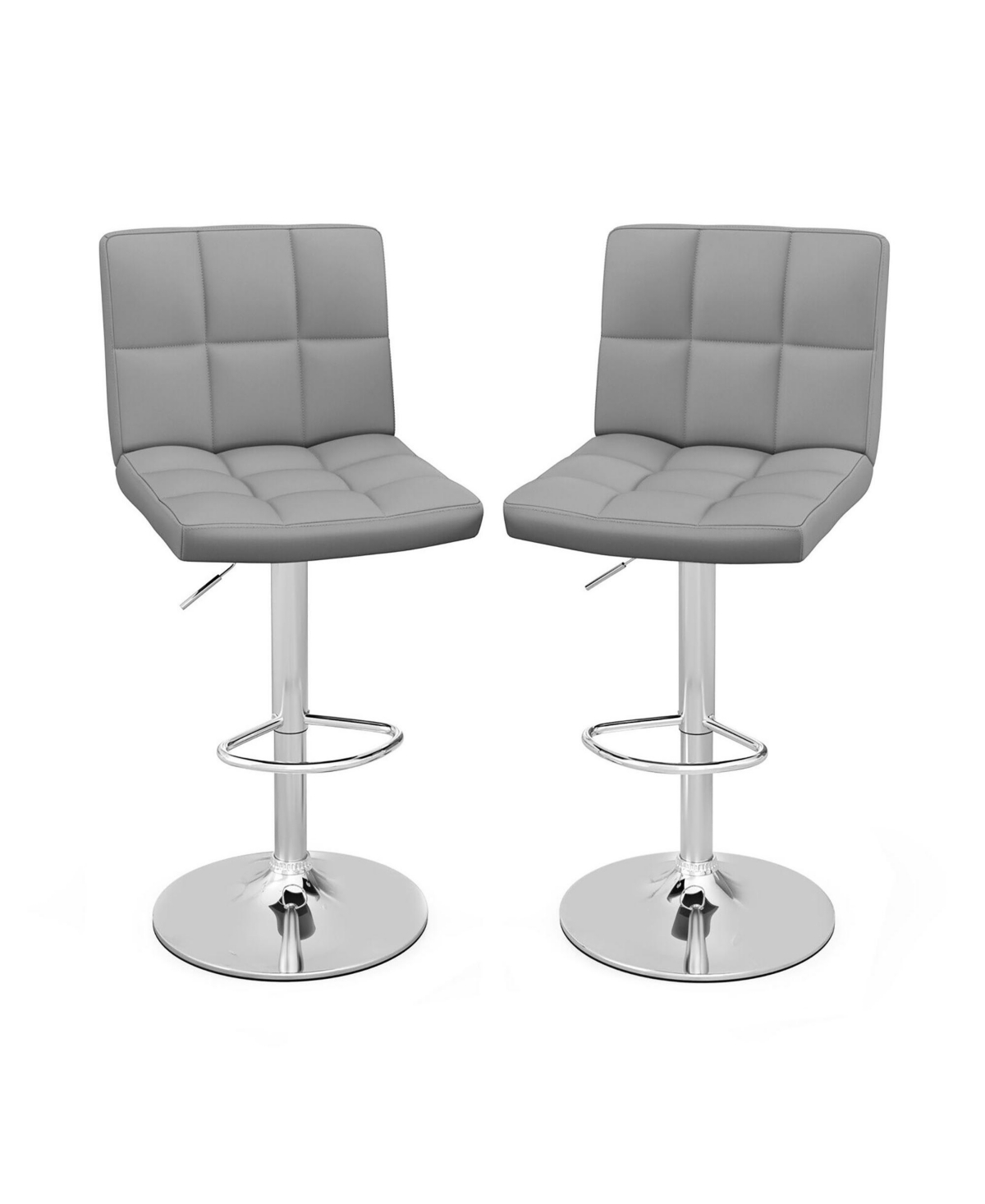 Click here for Gymax Set of 2 Adjustable Swivel Bar Stool Counter... prices