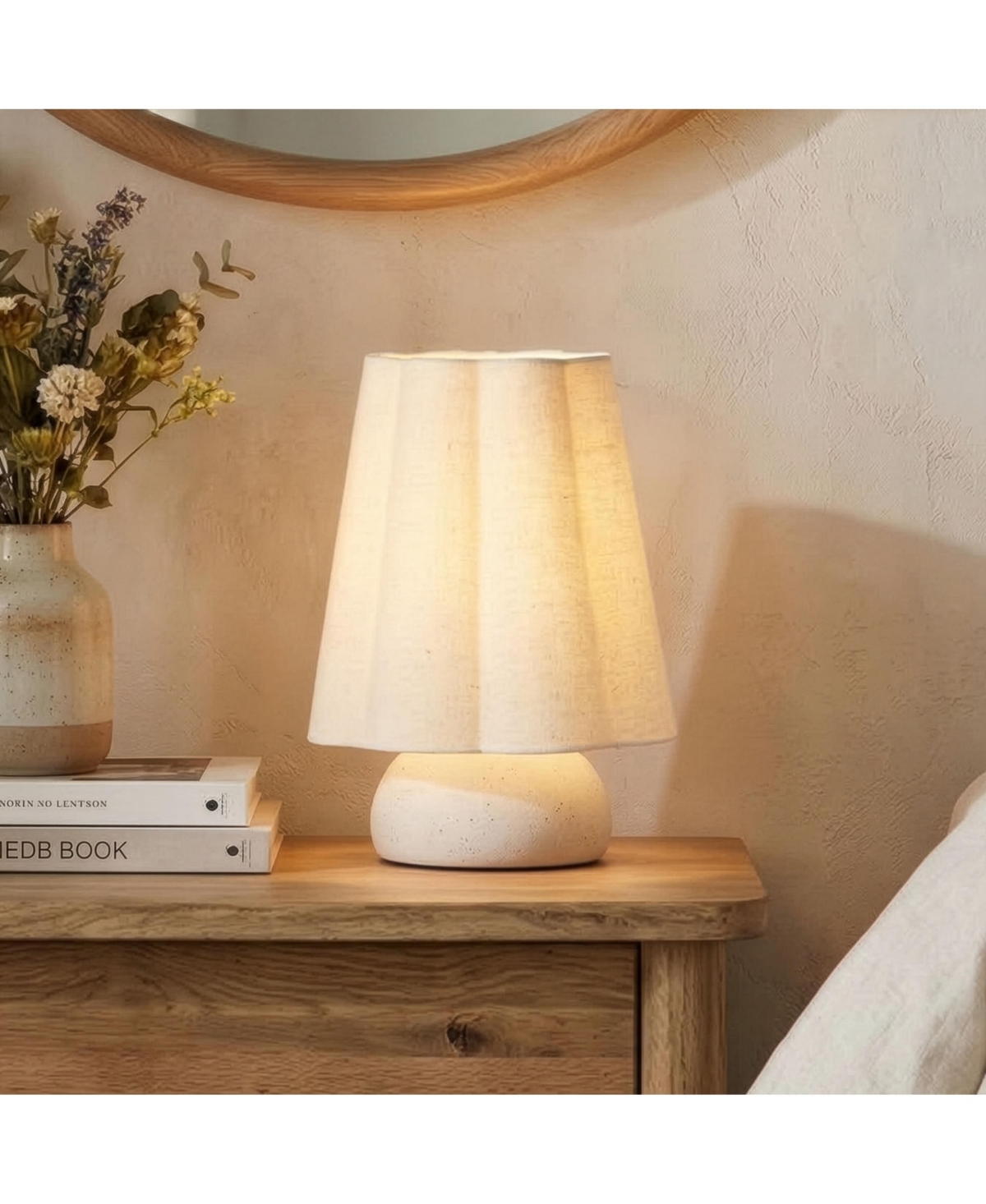 Click here for Brightech Ceramic Small Led Desk Lamp with Fabric... prices