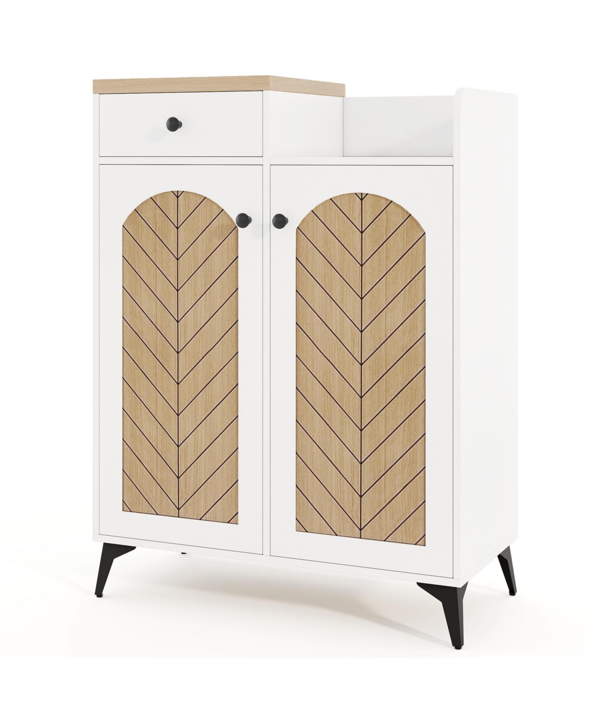 Click here for Sugift 2-Door Shoe Rack Organizer with Drawer and... prices