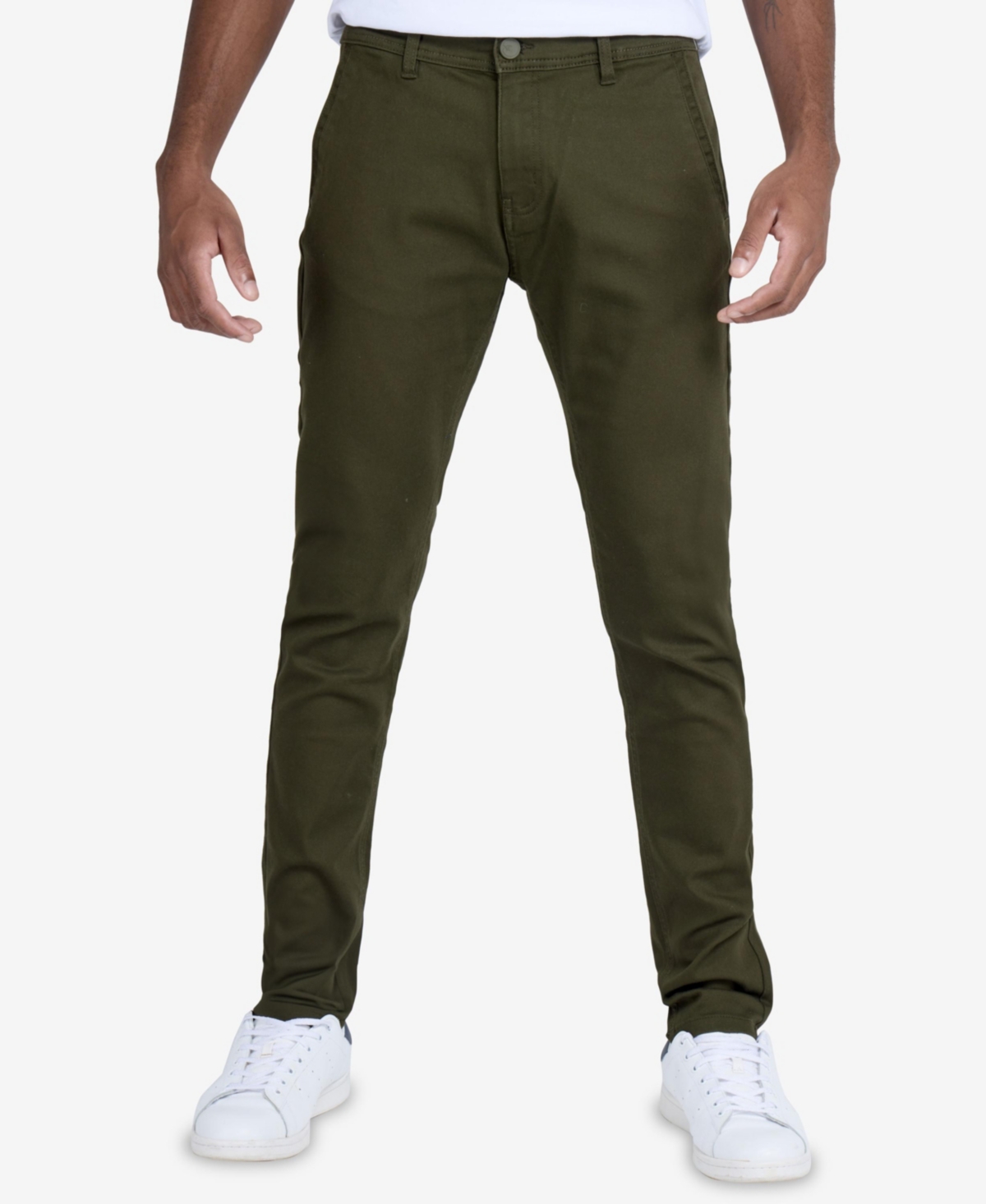 Click here for Xray Mens Slim-Fit Stretch Twill Cargo Pants - Oli... prices