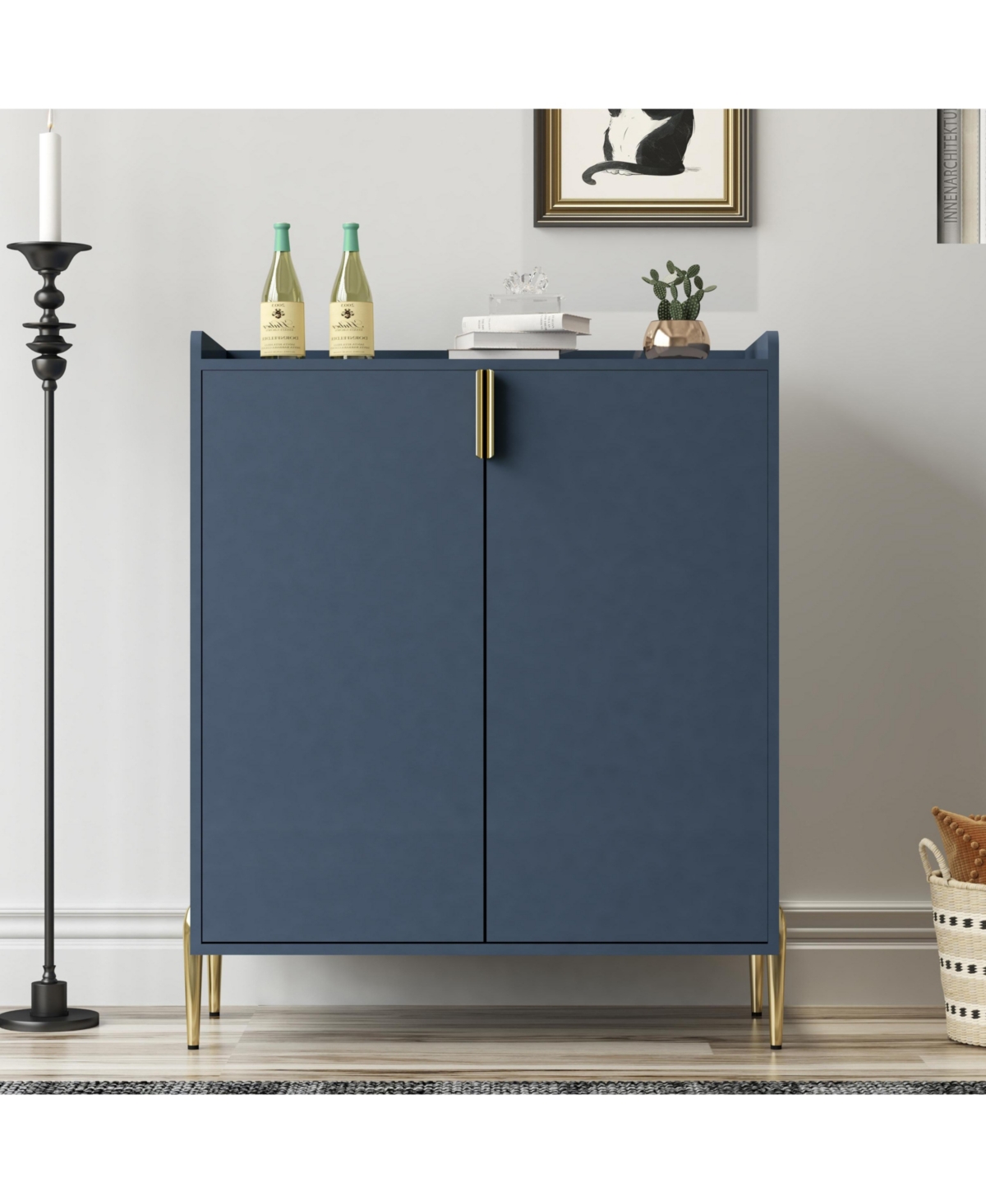 Click here for flynama Home Wine Bar Cabinet with Wine Rack and A... prices