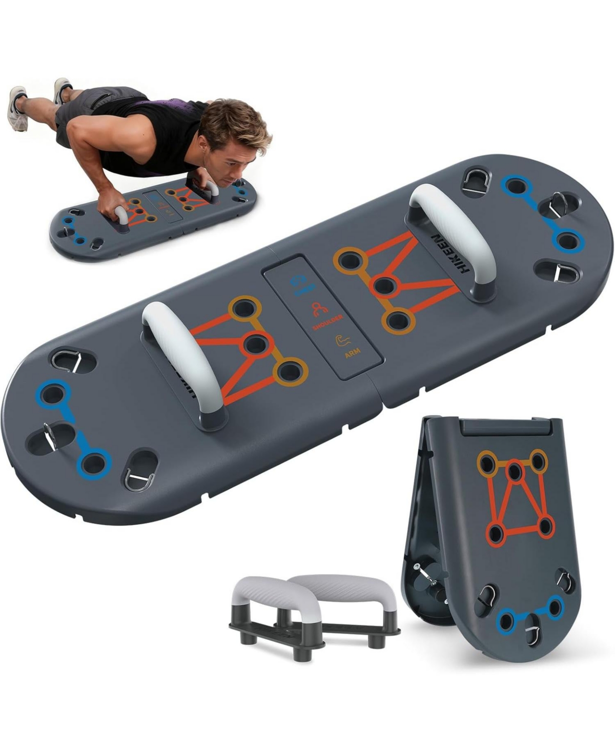 Click here for Hikeen Push Up Board - Portable Push Up Bar for Ho... prices