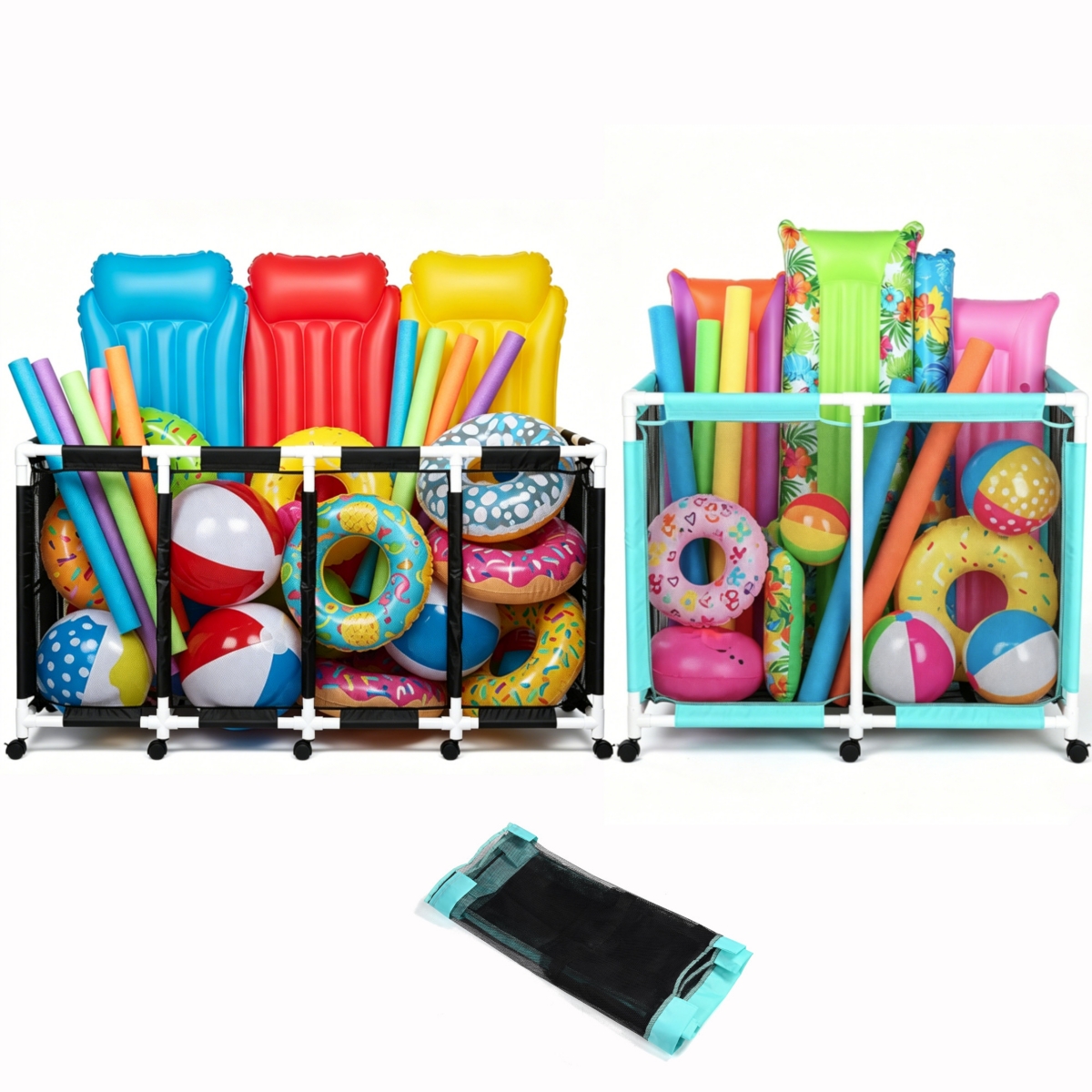 Click here for Yescom 2PCS Extra Large Mesh Pool Storage Bins w/... prices
