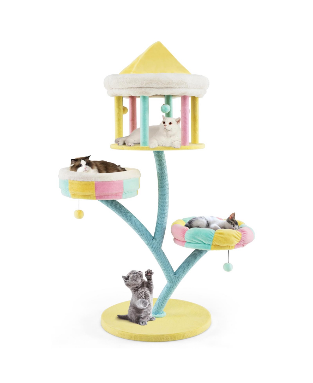 Click here for Cozito Cat Tree Multi-Layer with 2 Removable Perch... prices