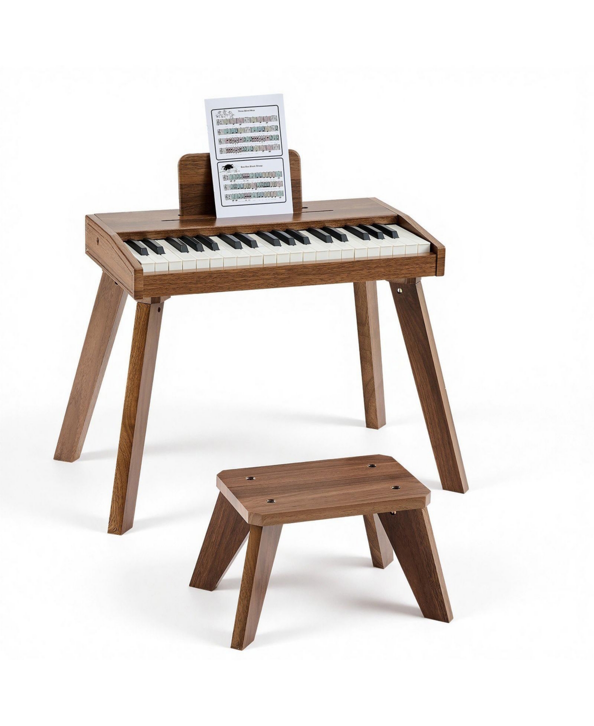 Click here for Mecale 37 Key Wooden Digital Piano Set with Dual P... prices