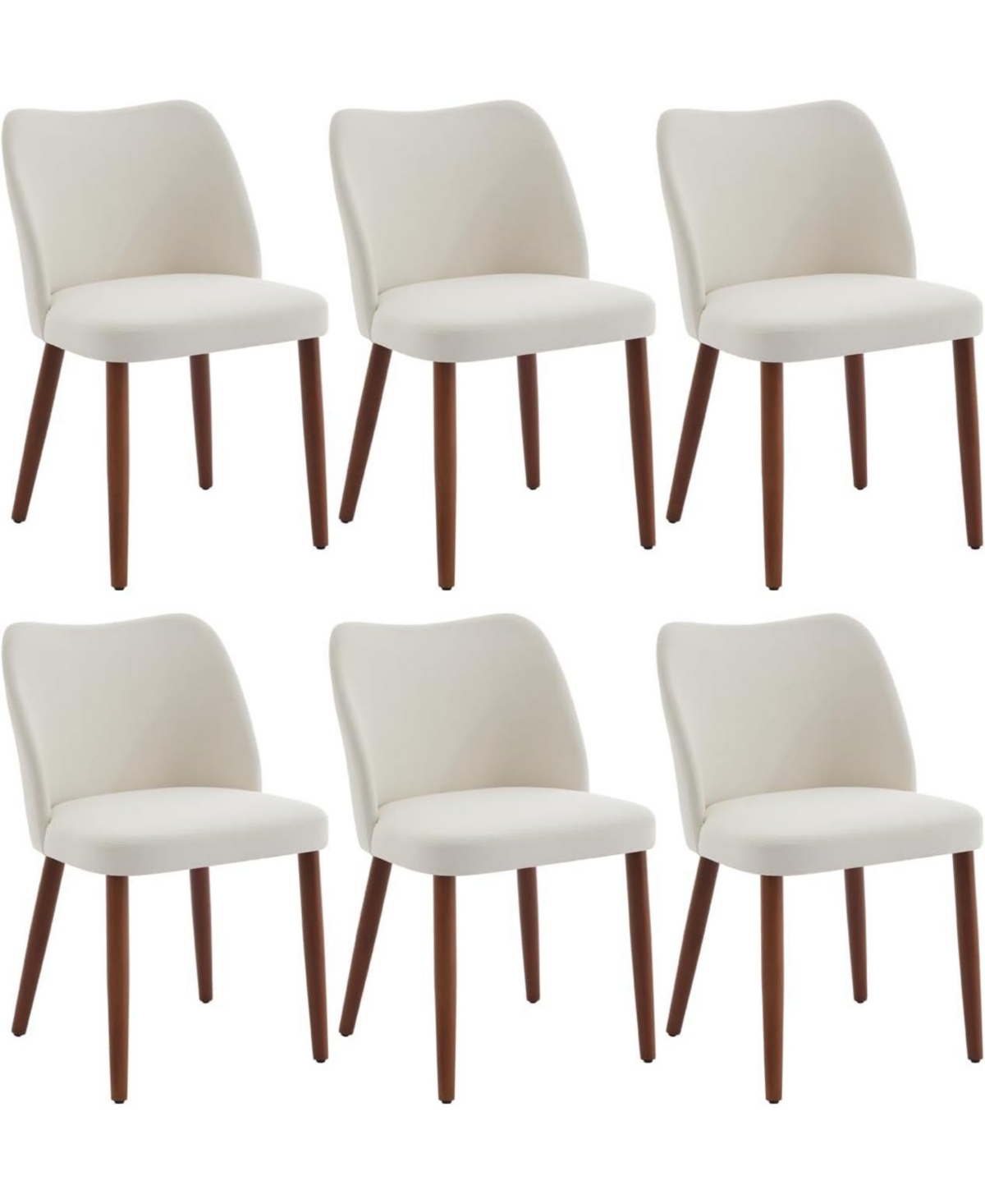 Click here for gaomon Dining Chair Set of 6  Linen Upholstered Di... prices
