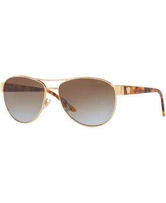 Versace Polarized Sunglasses, VE2145 - Macy's