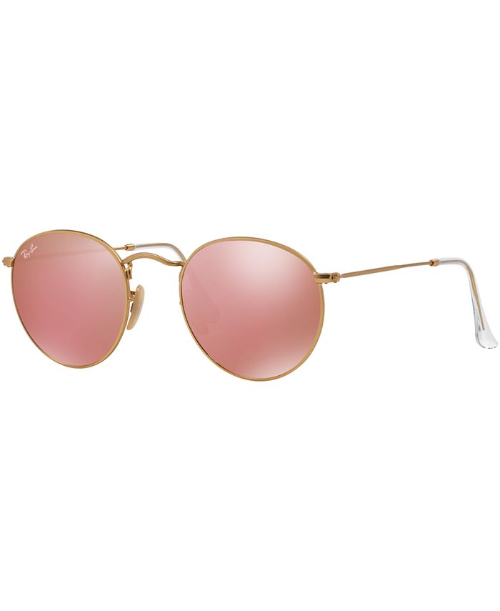 Ray-Ban Sunglasses, RB3447 50 ROUND METAL - Macy's