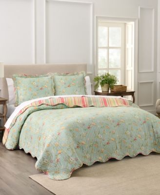 Click here for Waverly Garden Glitz Cotton Quilt Set prices