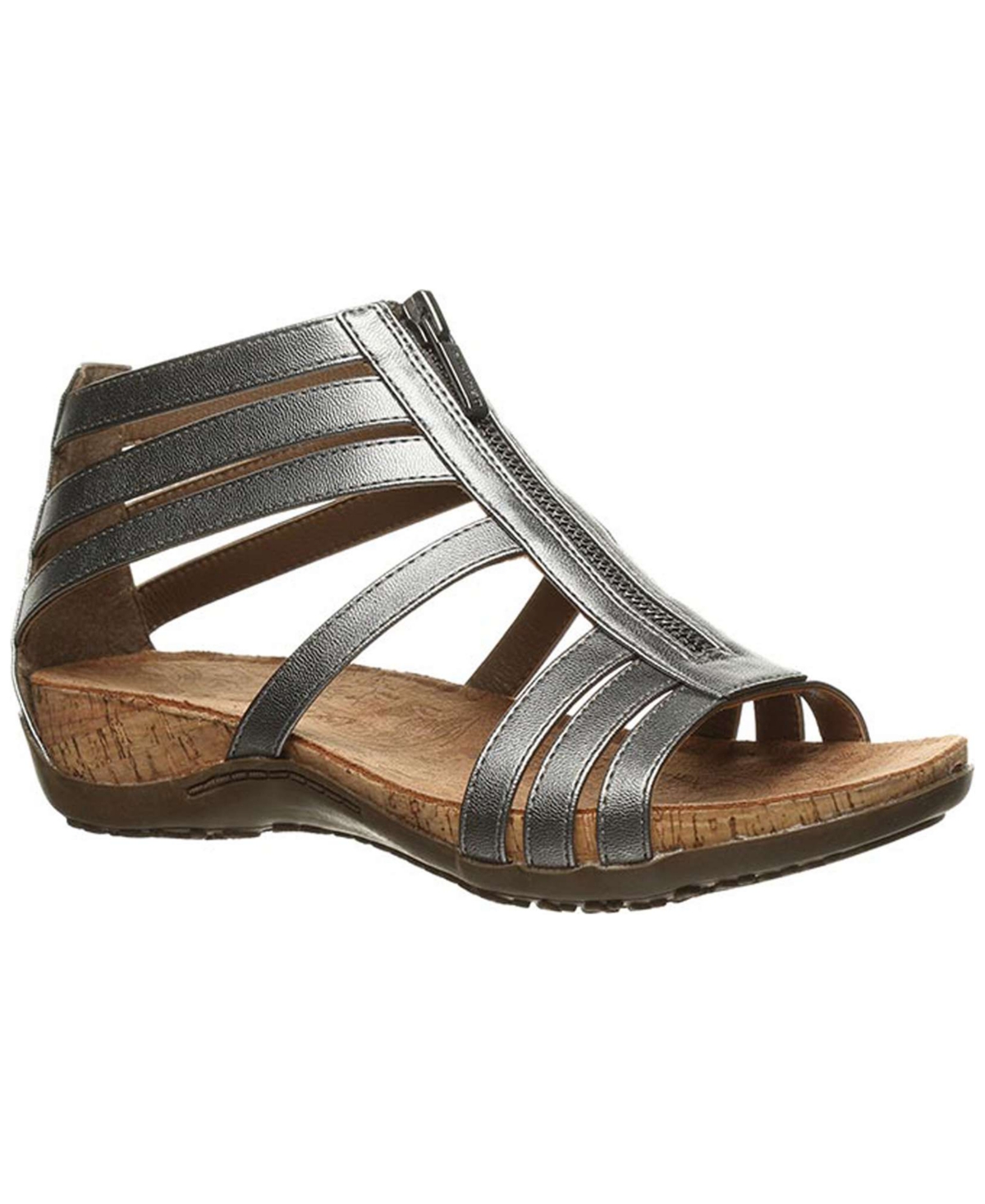Click here for Bearpaw Womens Layla Ii Strappy Sandals - Gunmetal prices