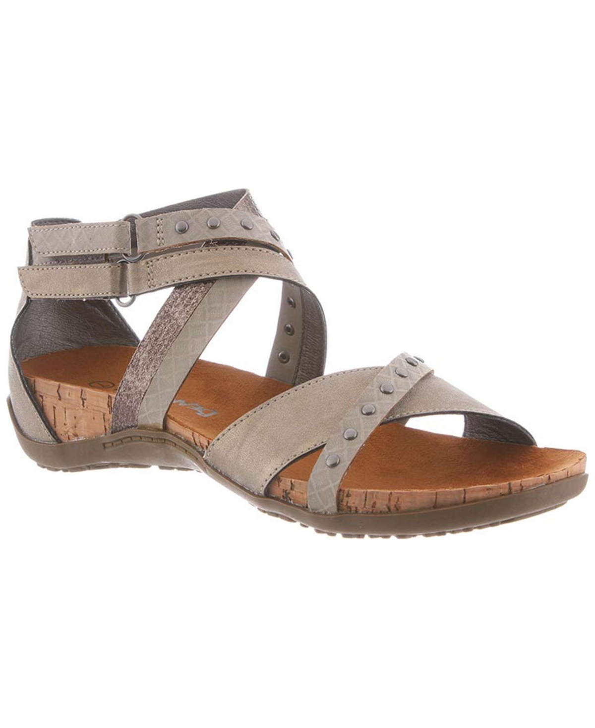 Click here for Bearpaw Womens Julianna Ii Round Toe Sandals - Pew... prices