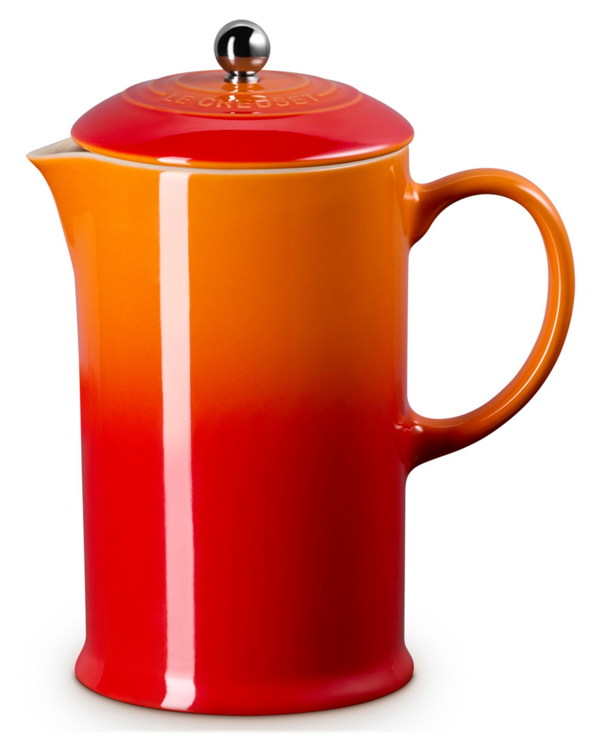 Click here for Le Creuset 34 oz. Stoneware French Press - Flame prices