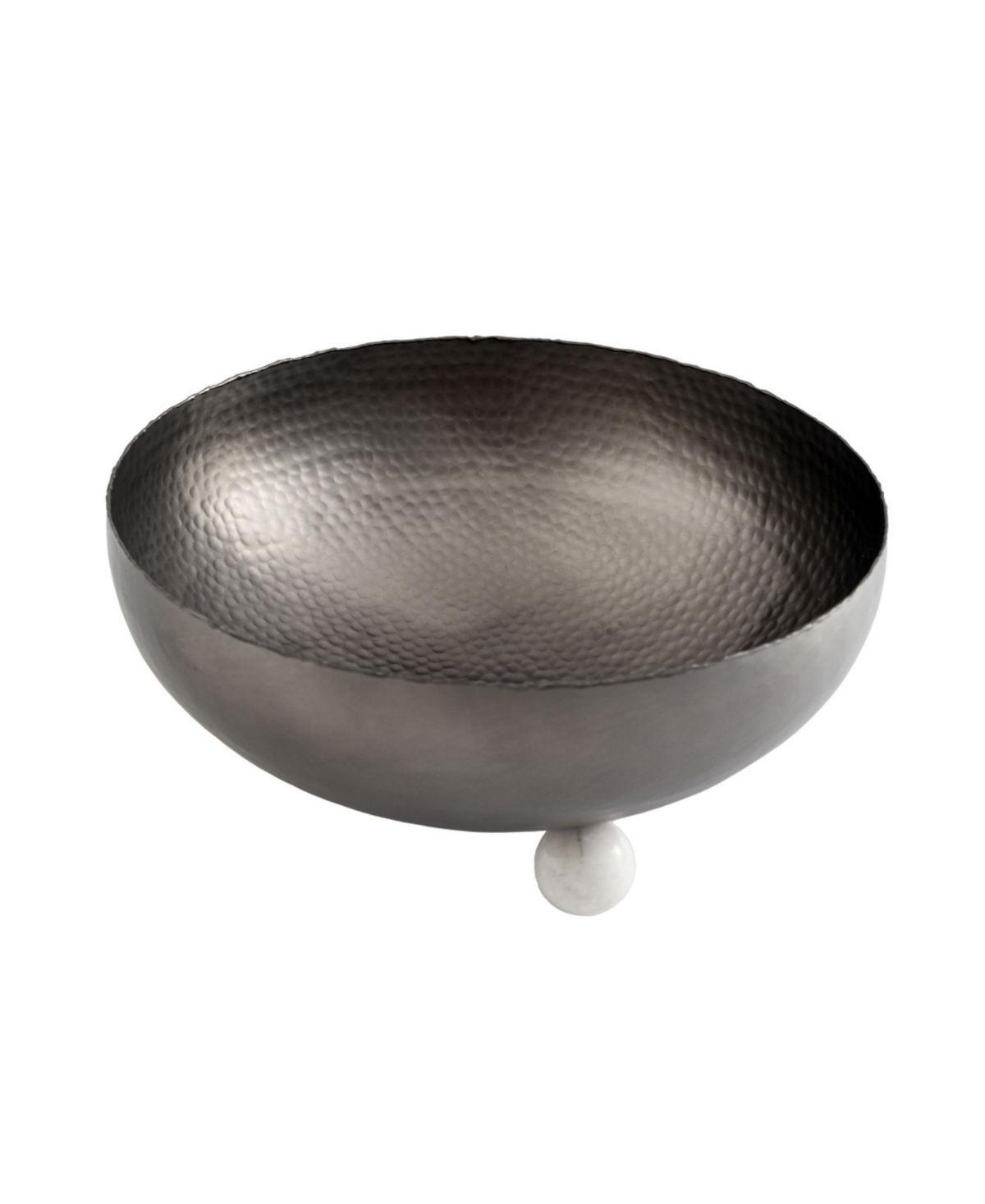 Click here for Godinger Temari Hammered Gunmetal Footed 9 Salad B... prices
