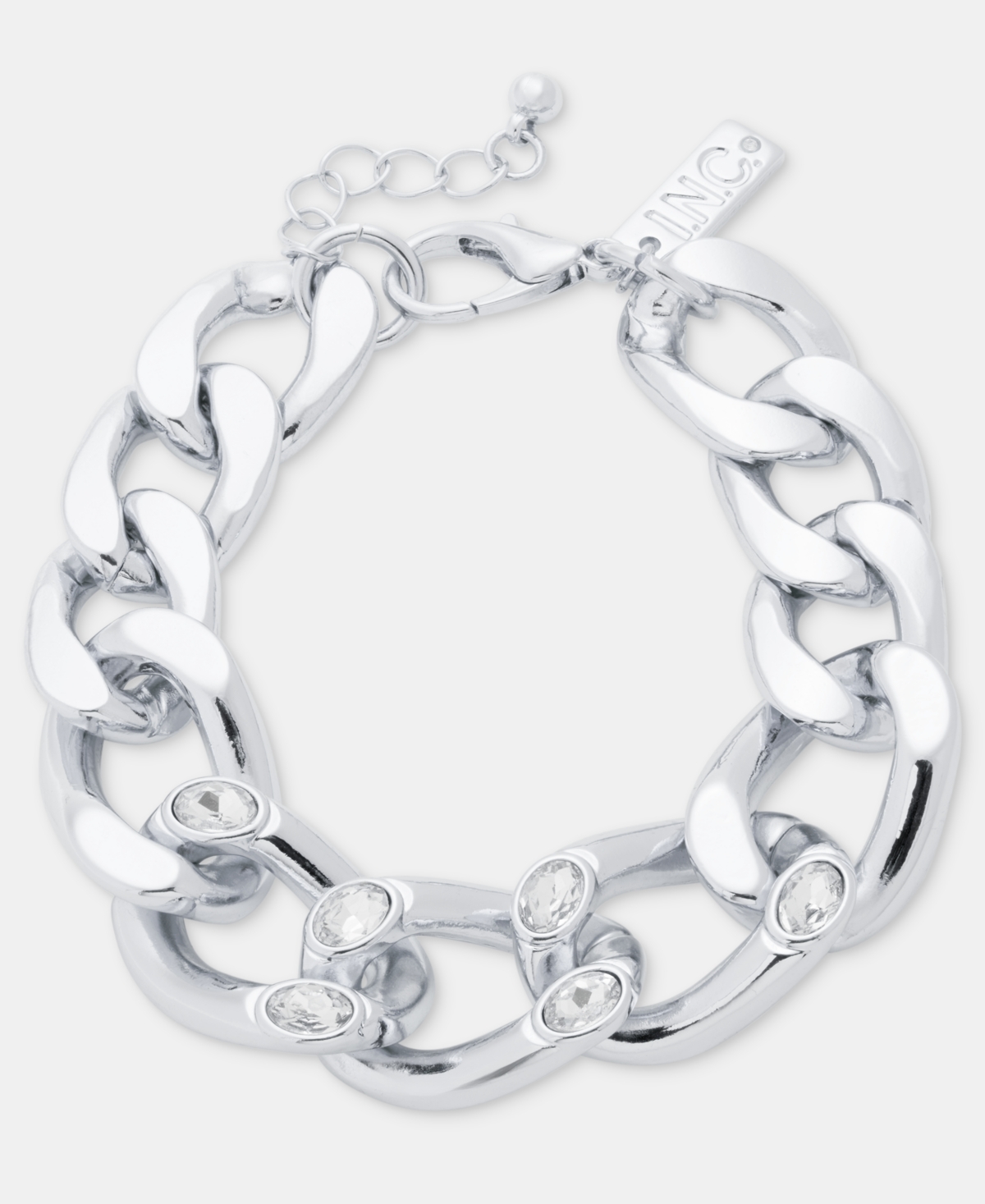 Click here for I.n.c. International Concepts Crystal Chain Bracel... prices