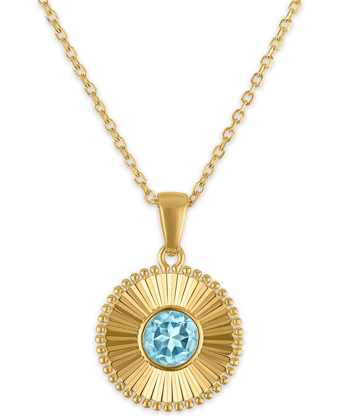 Click here for Macys Swiss Blue Topaz (3/8 ct. t.w.) Diamond Cut... prices