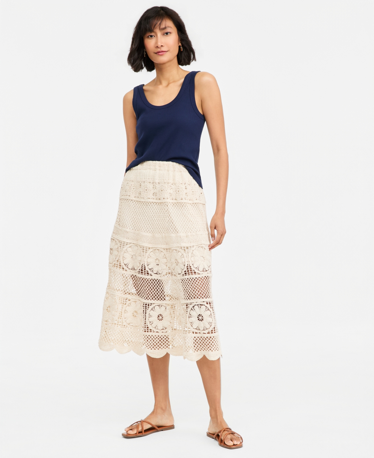 Click here for On 34th Womens Crochet Midi Skirt  Macys Exclusive... prices