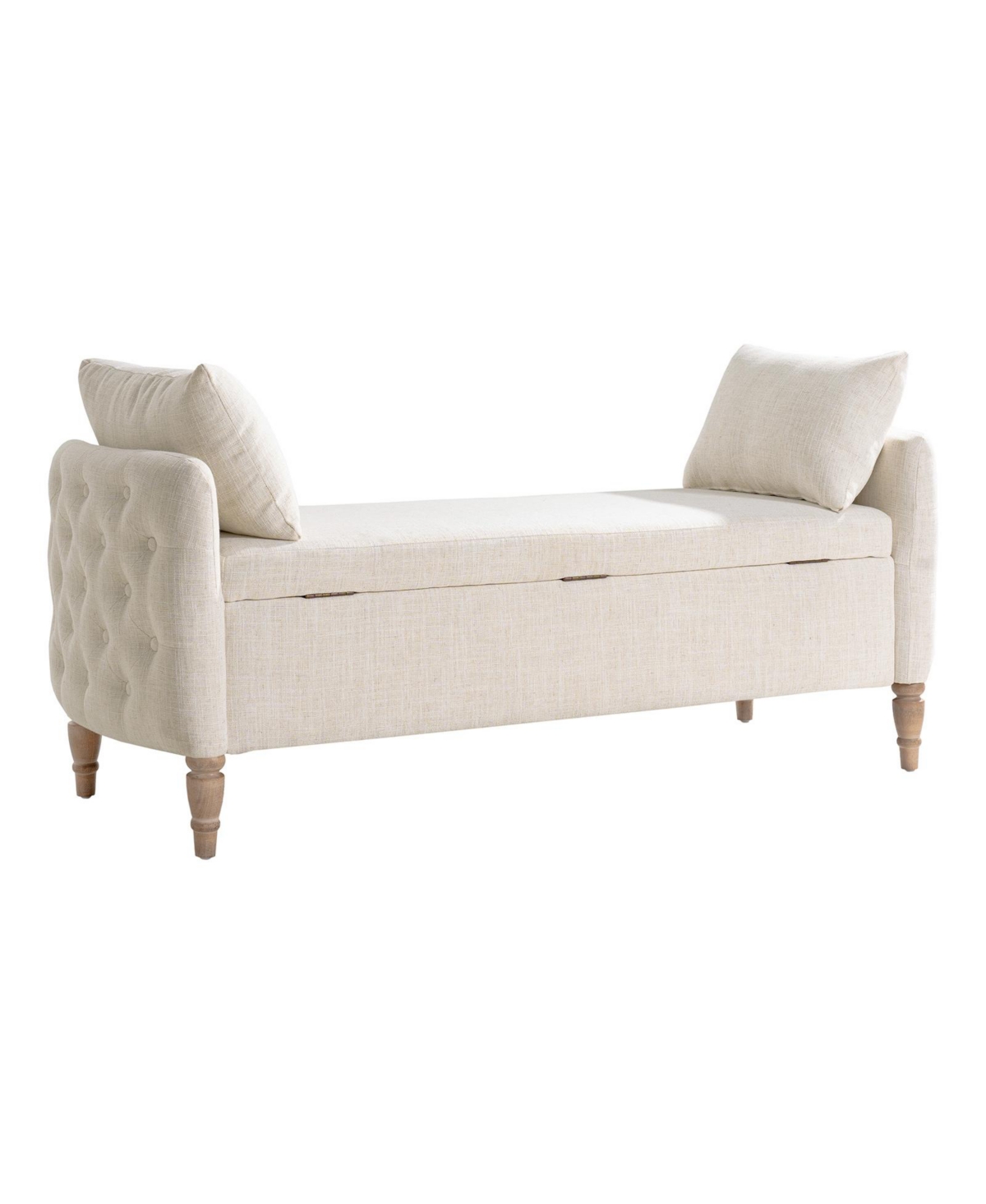 Click here for Hulala Home Aristides Farmhouse 59W Flip Top Stora... prices