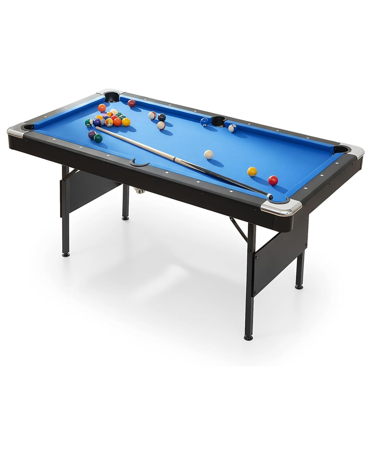 Click here for Rainsken 63.8 Foldable Pool Table  Indoor Billiard... prices