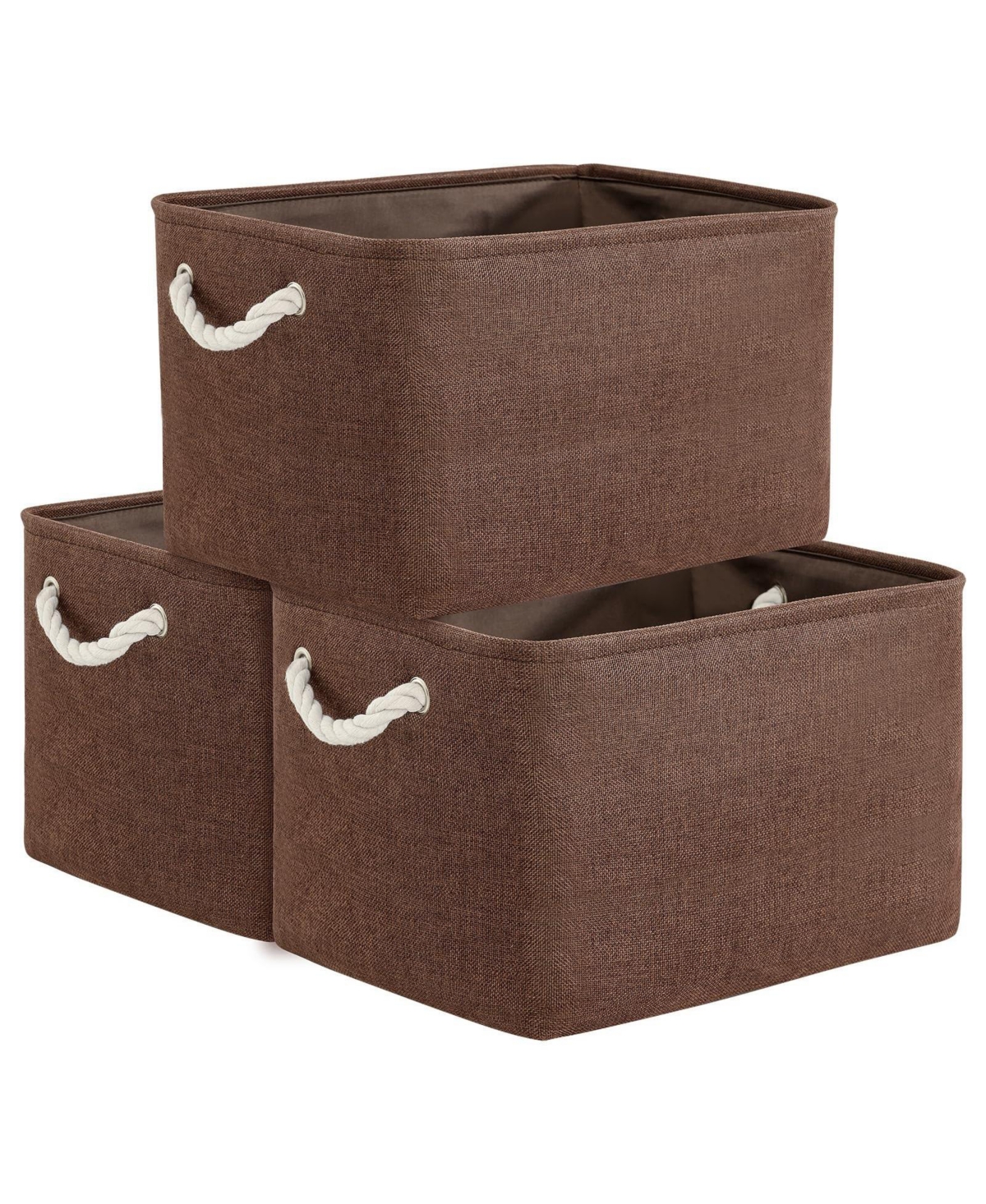 Click here for Gnuadz 3pack Storage Bins Canvas Basket Organizer... prices