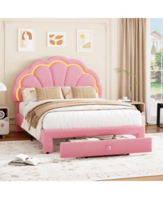 Click here for Gaomon Upholstered Led Bed Frame With Storage Draw... prices