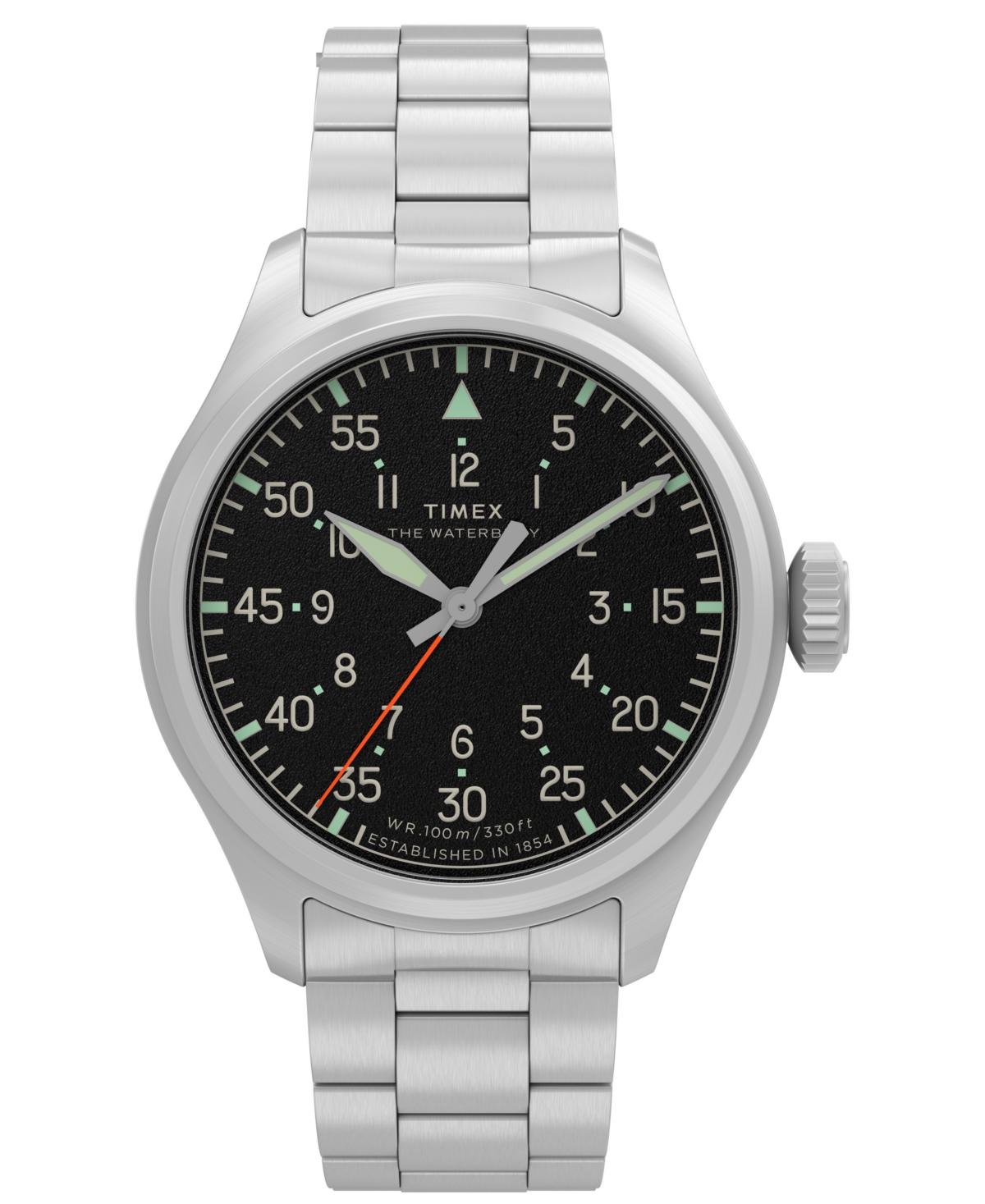 Click here for Timex Mens Quartz Analog Silver-Tone Stainless Ste... prices