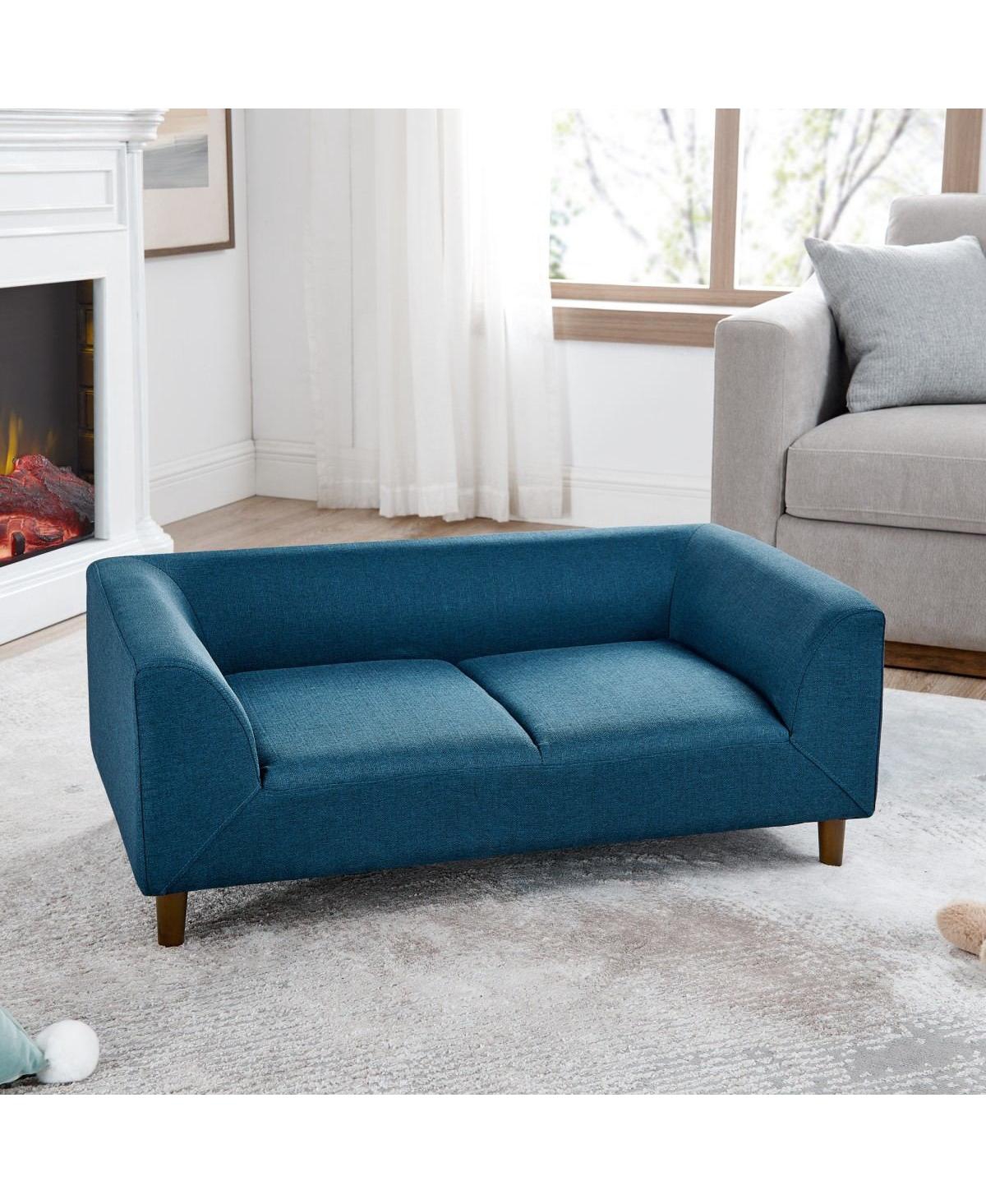 Click here for 6thdruple Modern Pet Sofa Bed with Armrests and Ba... prices